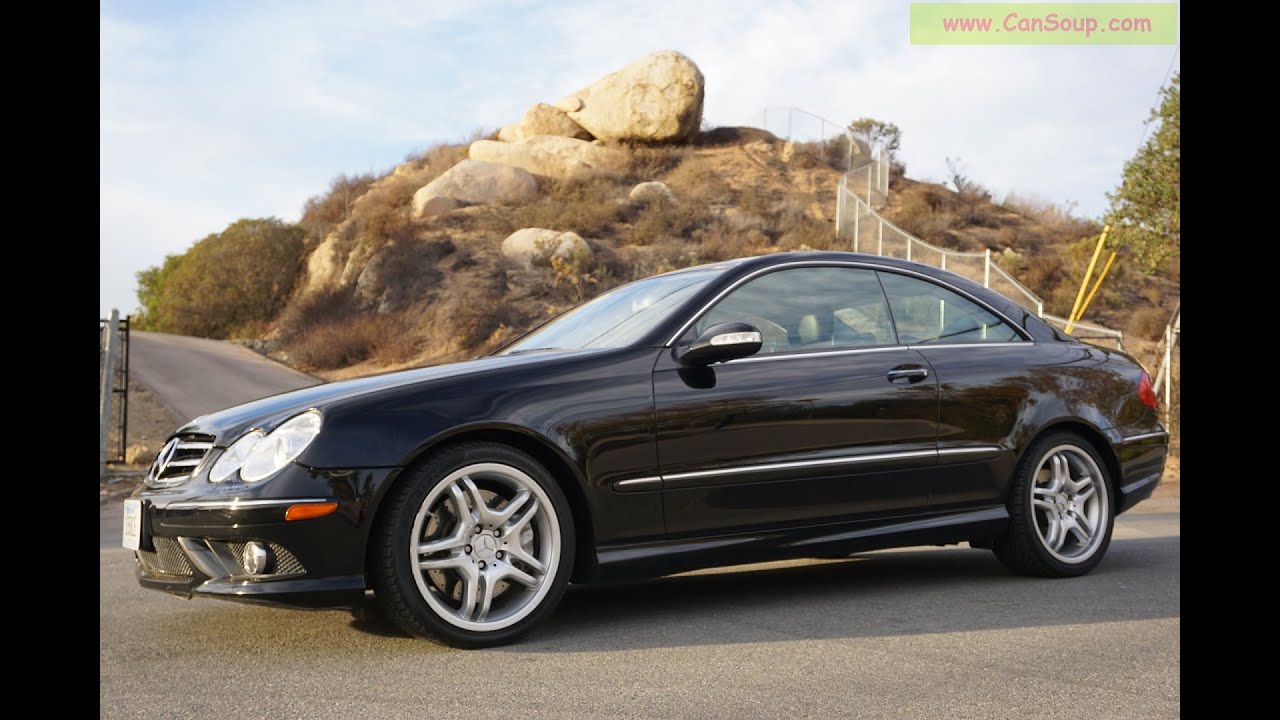 Mercedes Benz CLK550 A209 C209 CLK55 AMG Pkg Review 2008 YouTube