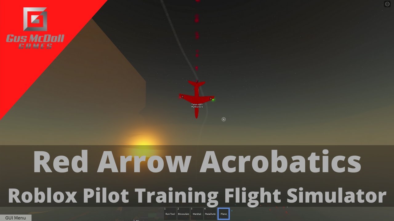 Roblox - Pilot Training Flight Simulator - Red Arrow Acrobatics [Gus ...