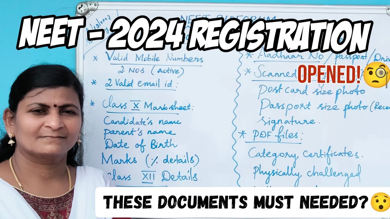 NEET-2024 application | Documents needed - YouTube