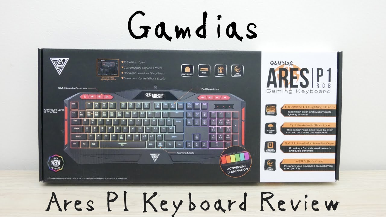 Gamdias Ares P1 RGB Gaming Keyboard Review - YouTube