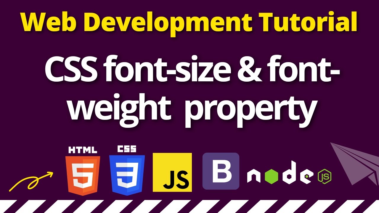 CSS Properties Font size Font weight Font style Explained In Hindi CSS Properties Font size Font weight Font style Explained In Hindi