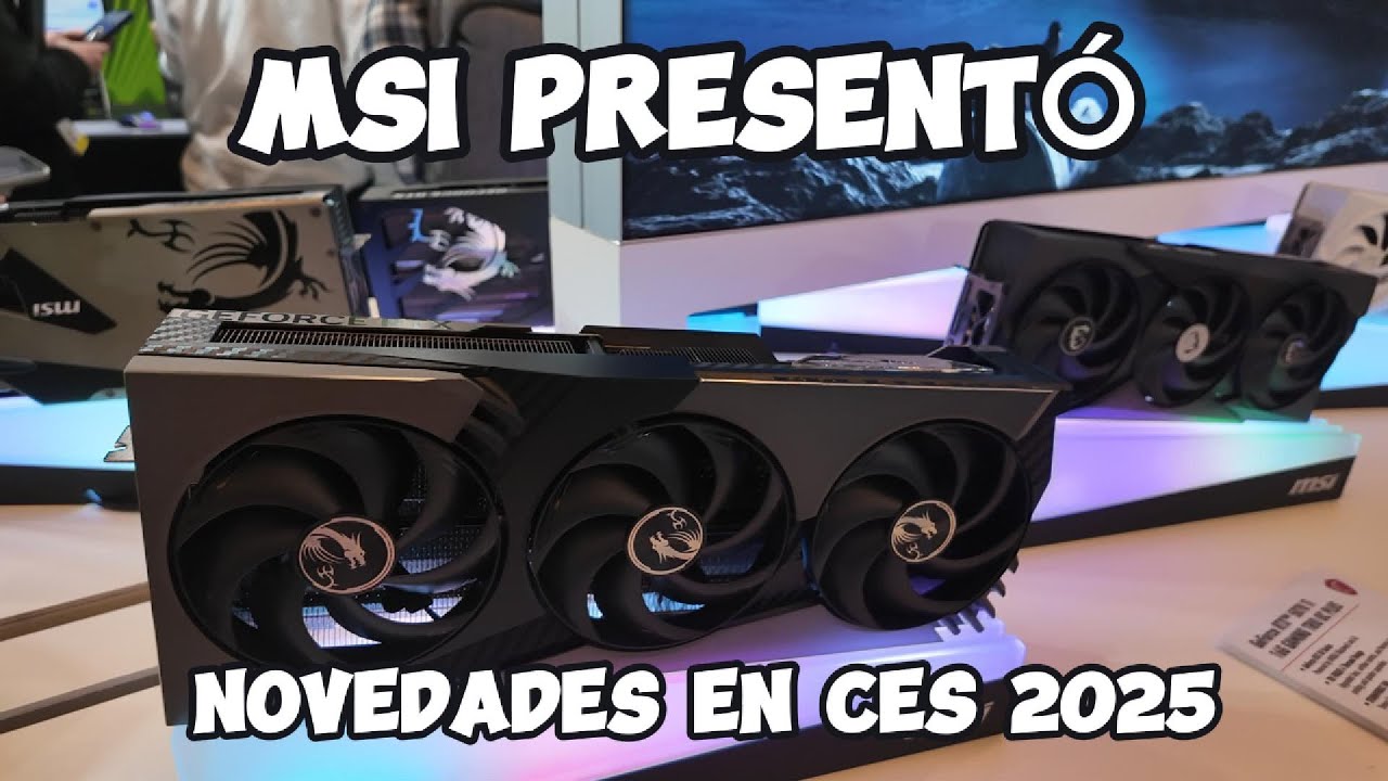 MSI está listo para las nuevas NVIDIA RTX 5000 | CES 2025 - YouTube