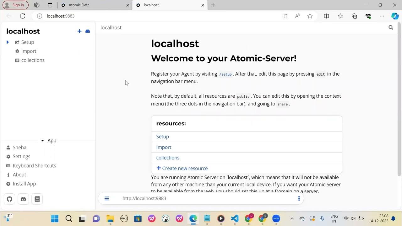 Atomic server in rust - YouTube