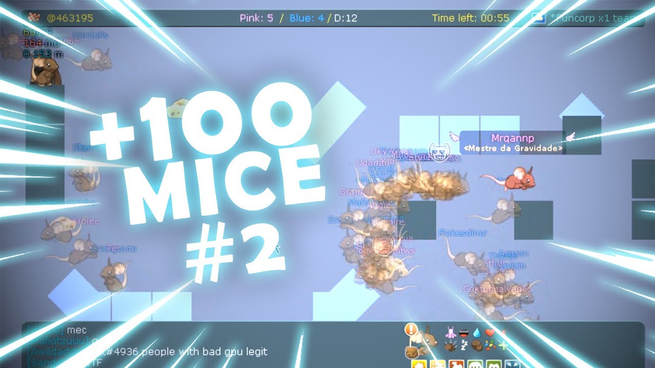 +100 MICE GAMEPLAY #2 | TRANSFORMICE - YouTube
