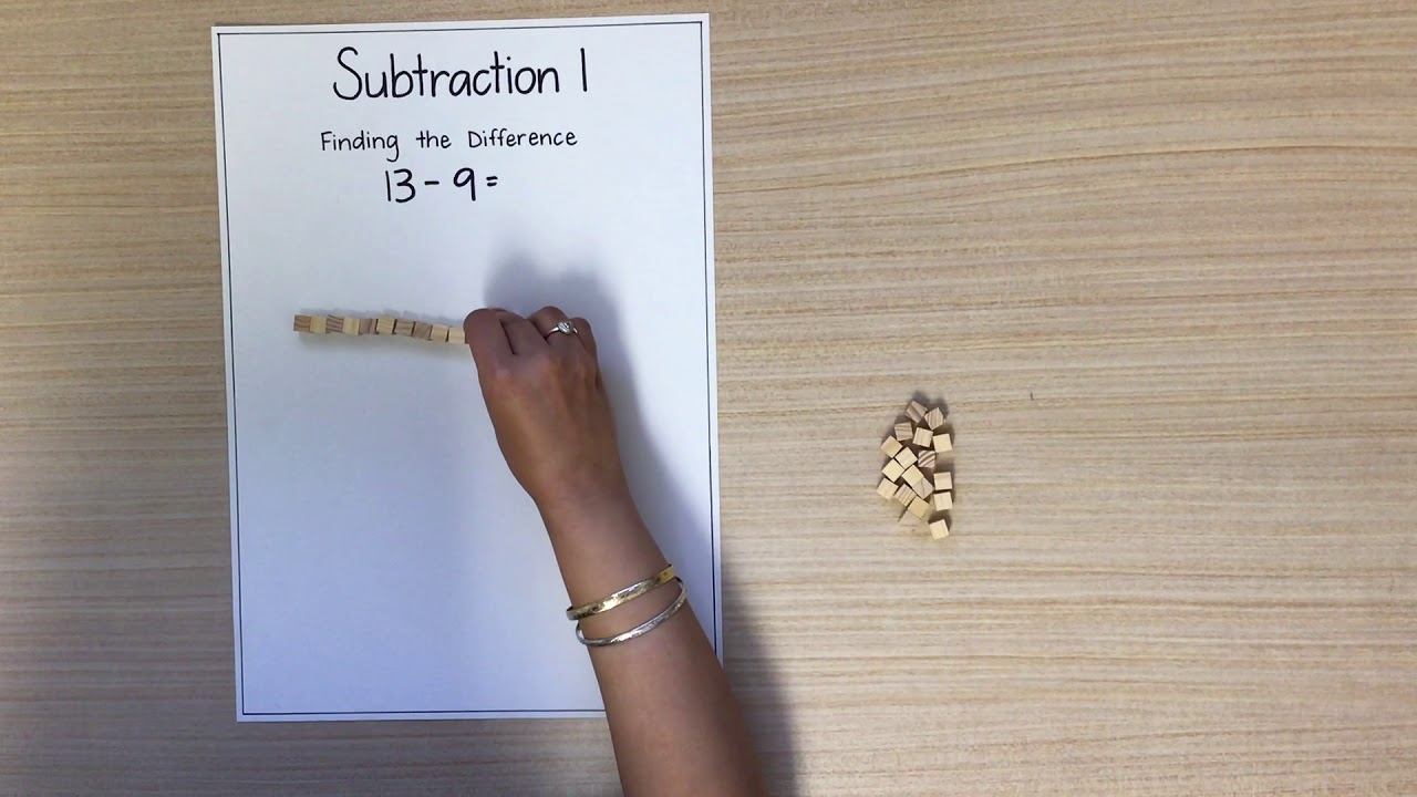Subtraction 1 - Finding the Difference - YouTube