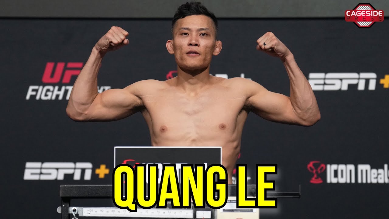 Quang Le on UFC debut | UFC Vegas 95 Media Day - YouTube