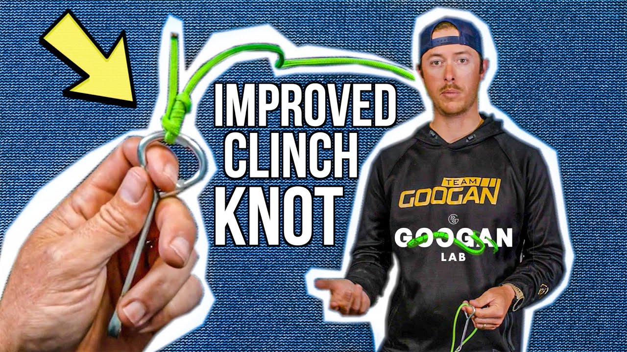 HOW TO TIE The Improved CLINCH KNOT! ( EASIEST FISHING KNOT ) - YouTube