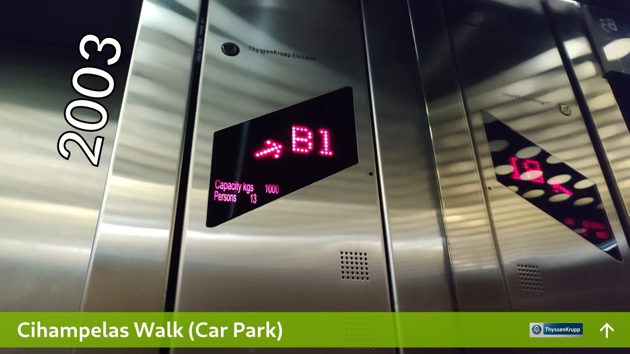 ThyssenKrupp Elevator · Cihampelas Walk, Bandung (Car Park 1) - YouTube