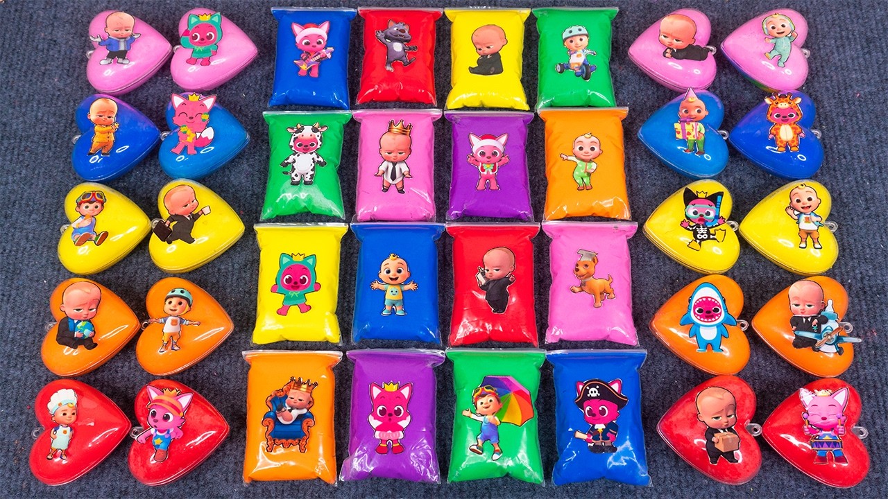 Pinkfong Slime Mixing Playtime! Jeni, Hogi, and Bebefinn’s Colorful ...