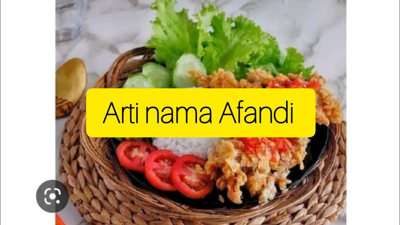 arti nama Afandi - YouTube