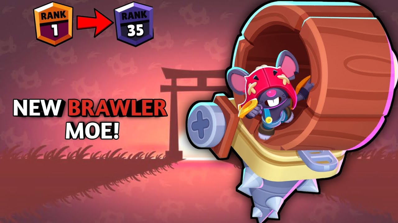 🔥 Mastering Moe! New Brawler Gameplay | Brawl Stars 🔥 - YouTube