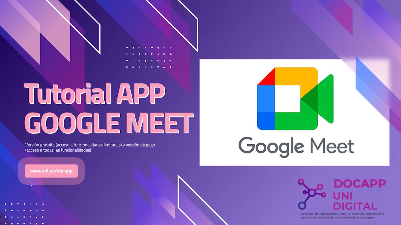 Videotutorial DocAPP: GoogleMeet - YouTube