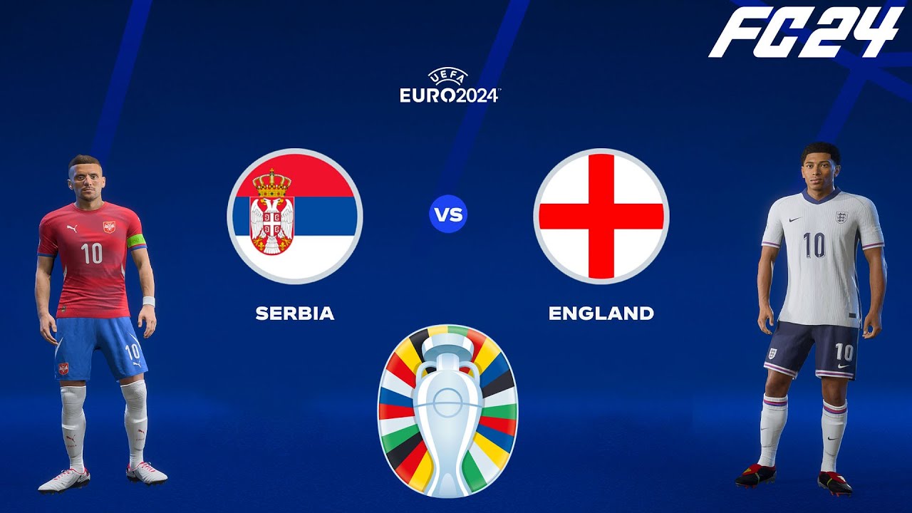FC 24 - SERBIA vs ENGLAND | UEFA EURO 2024 Final Match | PS5™ 4K60 ...