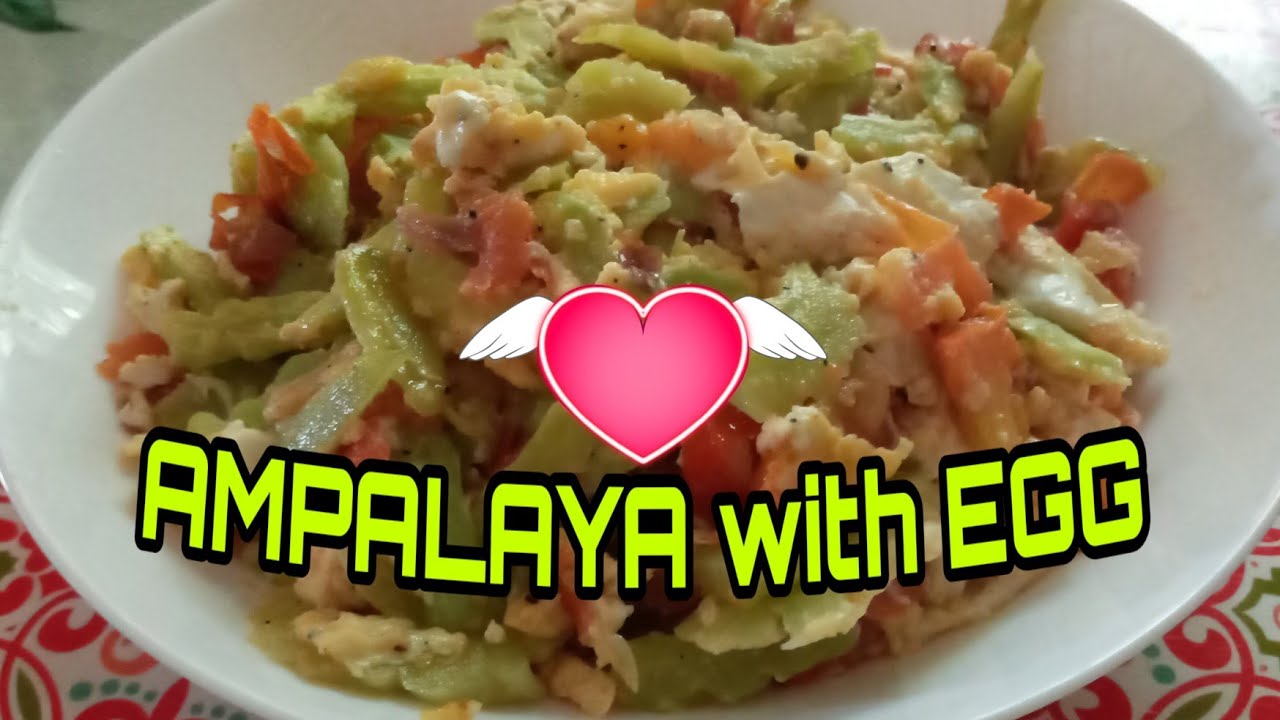 AMPALAYA with EGG | SIMPLE EASY RECIPE - YouTube