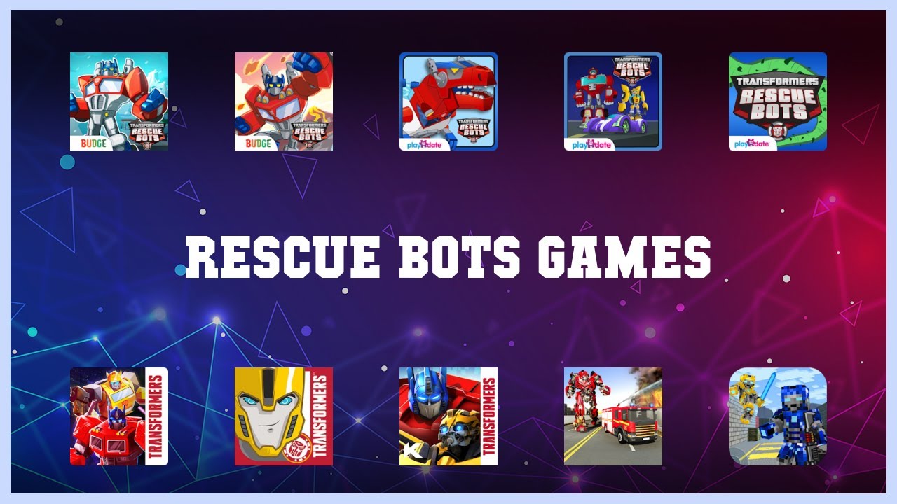 Must have 10 Rescue Bots Games Android Apps - YouTube