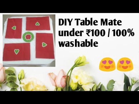 DIY Table Mate/ Table mate making at home/ Easy DIY - YouTube