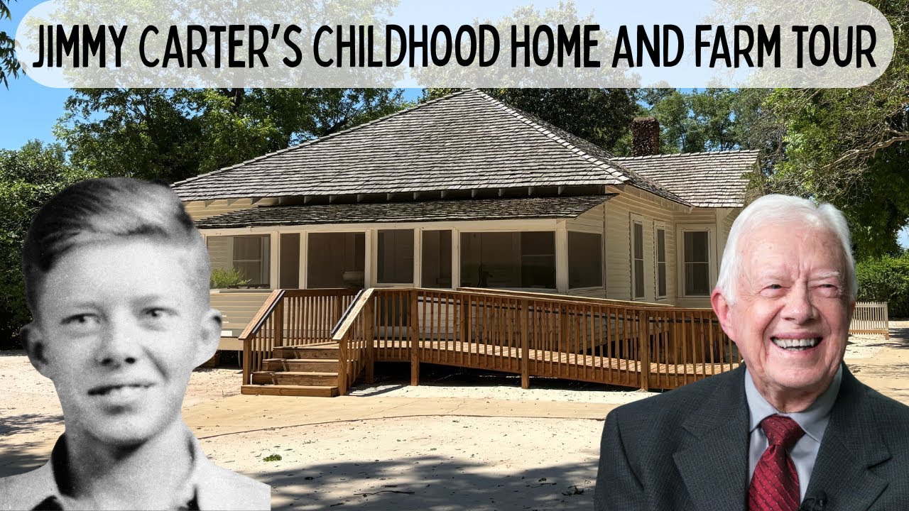 President Jimmy Carter Boyhood Home Farm and General Store - YouTube