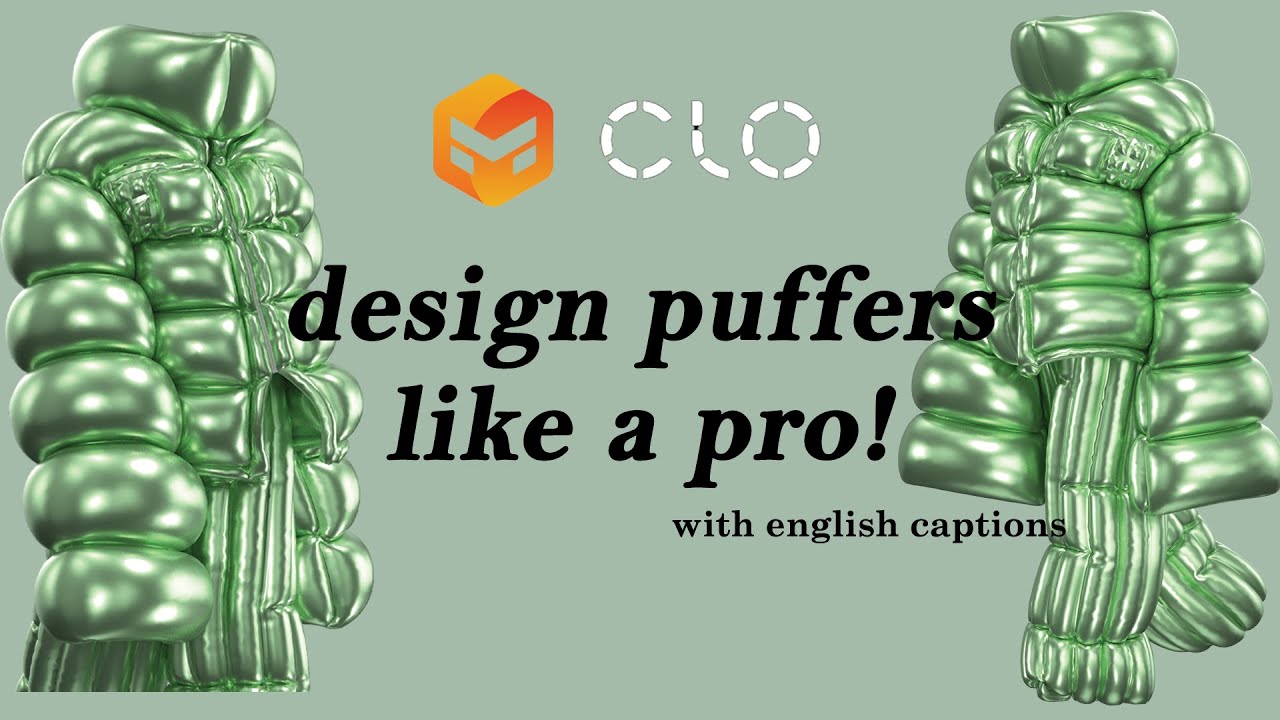 design puffer jackets and pants like a pro |clo3d/marvelousdesigner ...