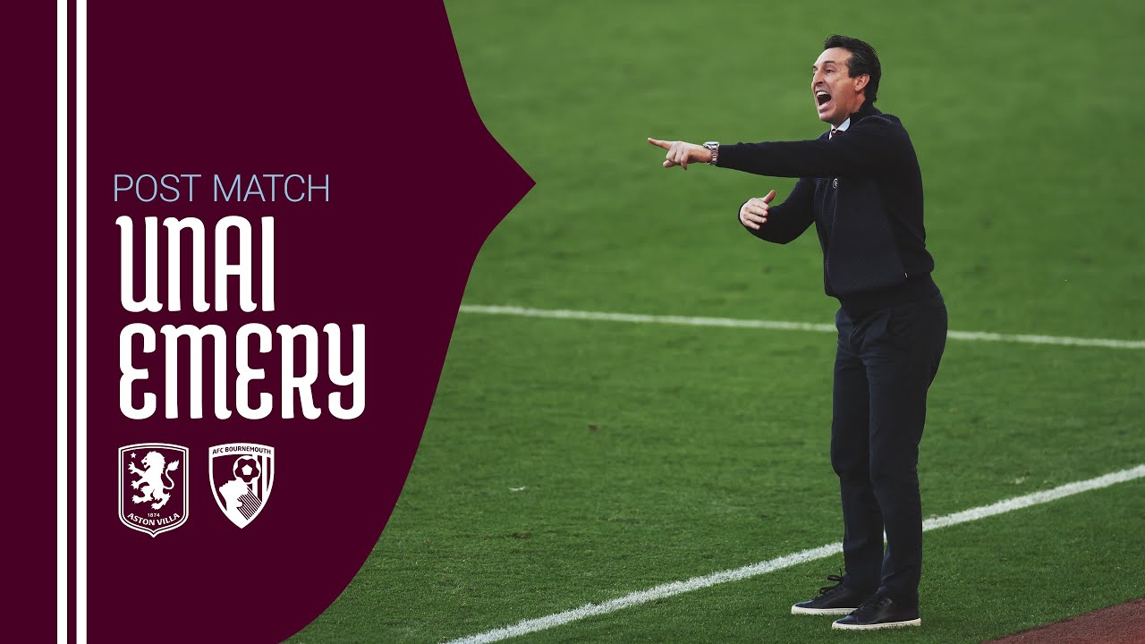 POST MATCH | Unai Emery on draw to Bournemouth - YouTube