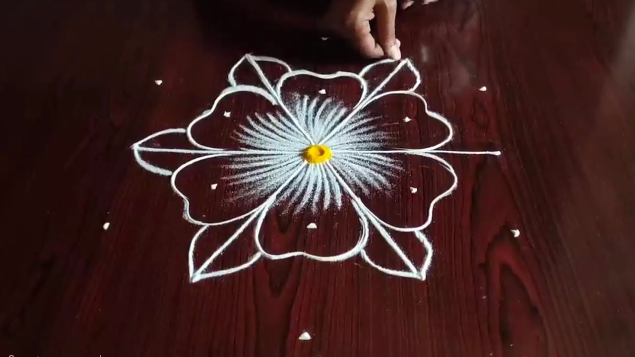2 beautiful daily kolams 5×3 dot's.. simple easy latest daily kolam ...