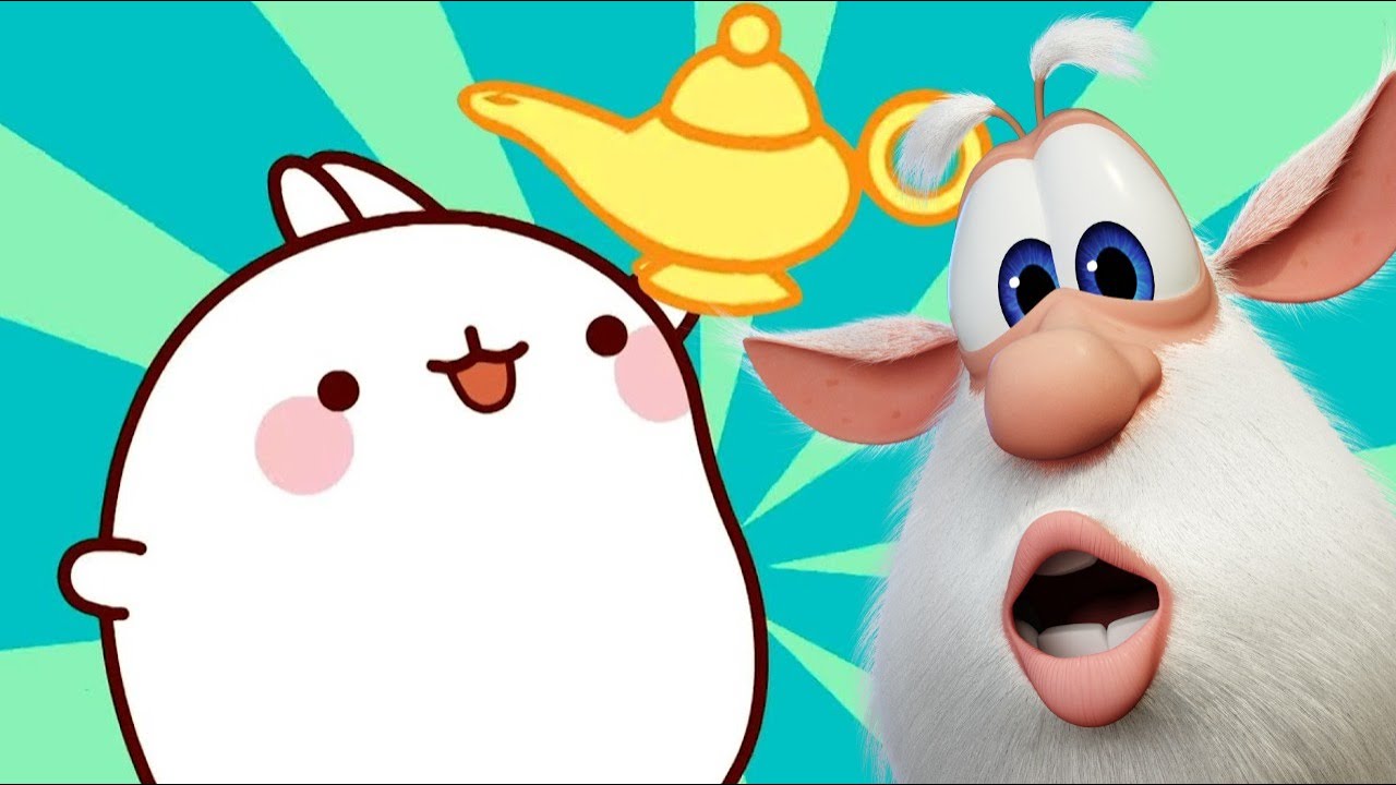 Booba & Molang ⭐ The Magic Lamp 🧞 🎃 HALLOWEEN CARTOONS MEGAMIX 🎃 ...