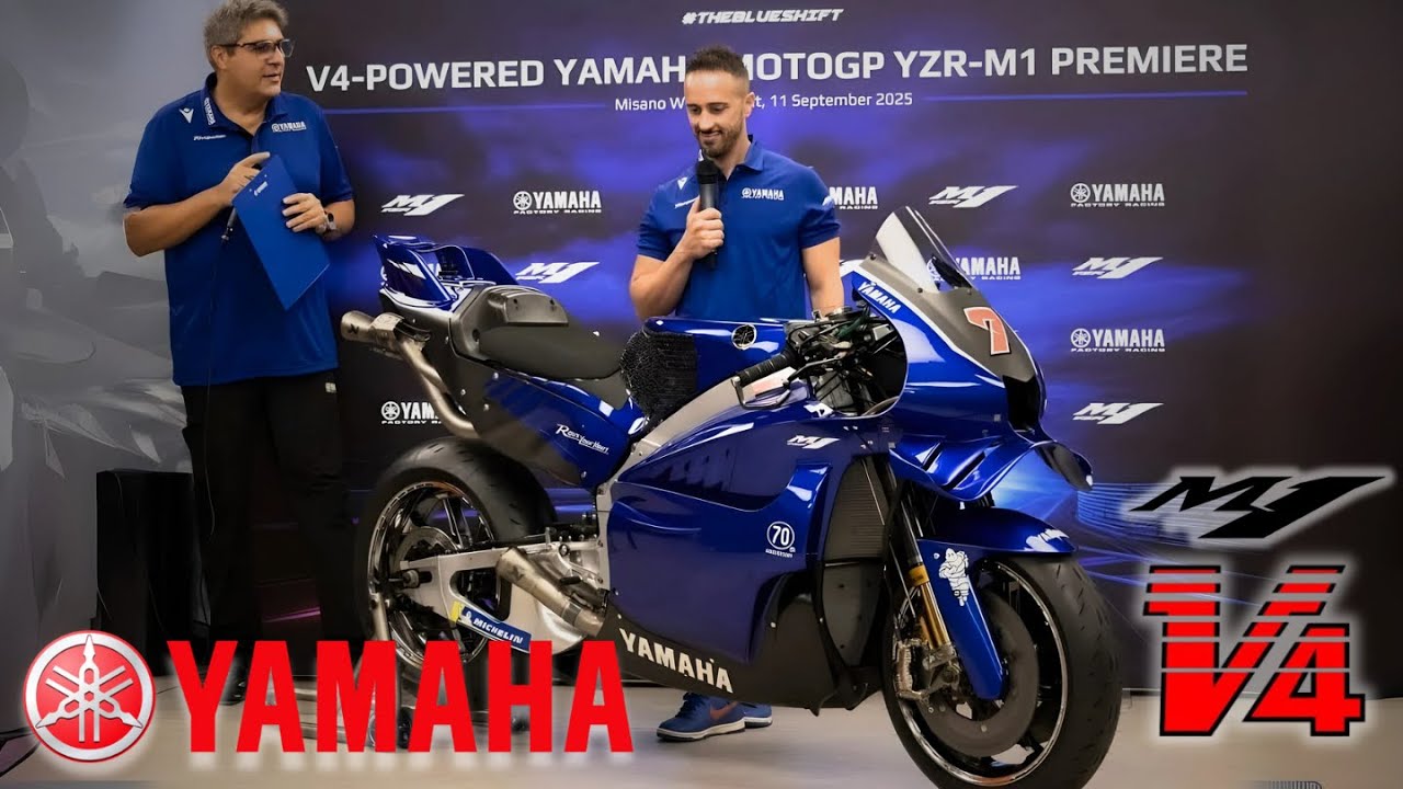 Inside Yamaha’s Bold M1 V4 Launch at Misano | MotoGP 2025! - YouTube