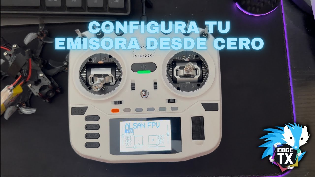 🔹Configurar EMISORA para DRON Fpv desde cero🔹EDGE TX | radio máster boxer - YouTube