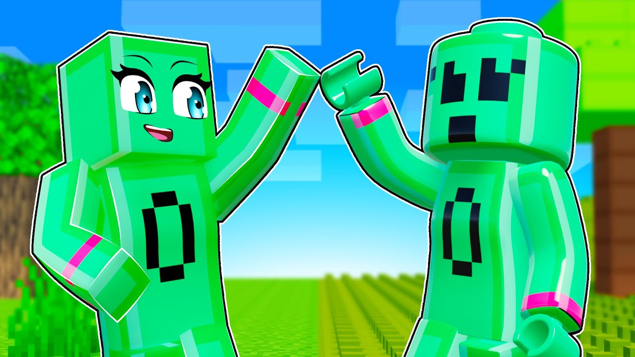 Becoming LEGO OBBY in Minecraft! - YouTube