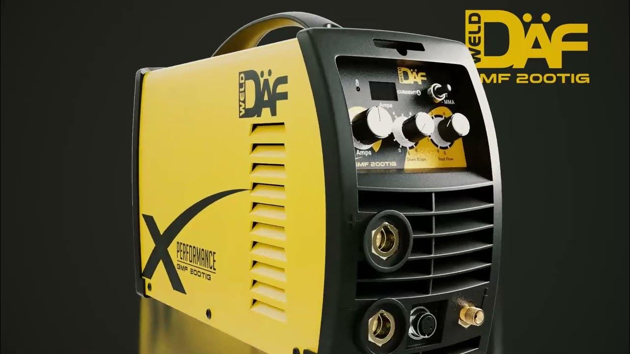 SOLDADORA INVERSORA 200TIG - DAF XPERFORMANCE - YouTube