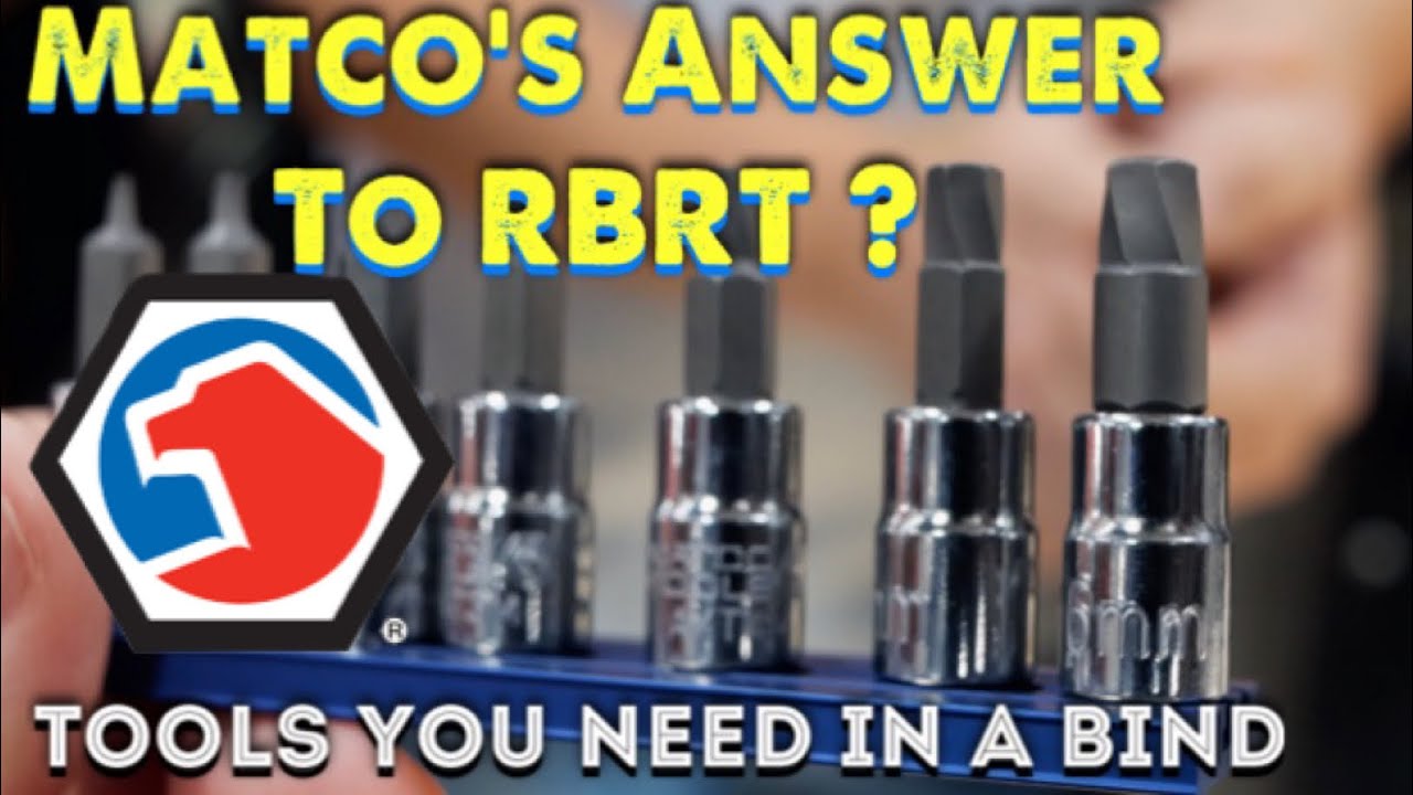 Matco Tools: Answer To RBRT? Twisted Hex Bits. Tools You Need To Have ...