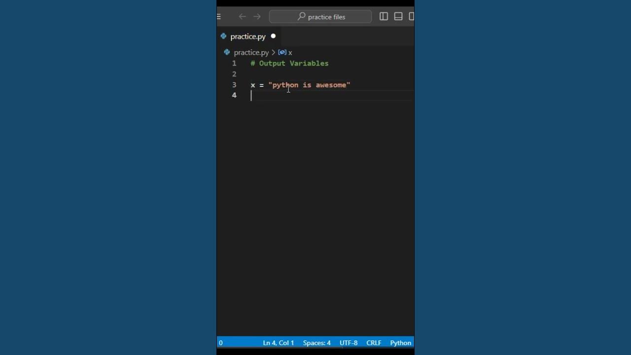 Output Variables Python Code Coding Programming Python3 Pythonprogramming