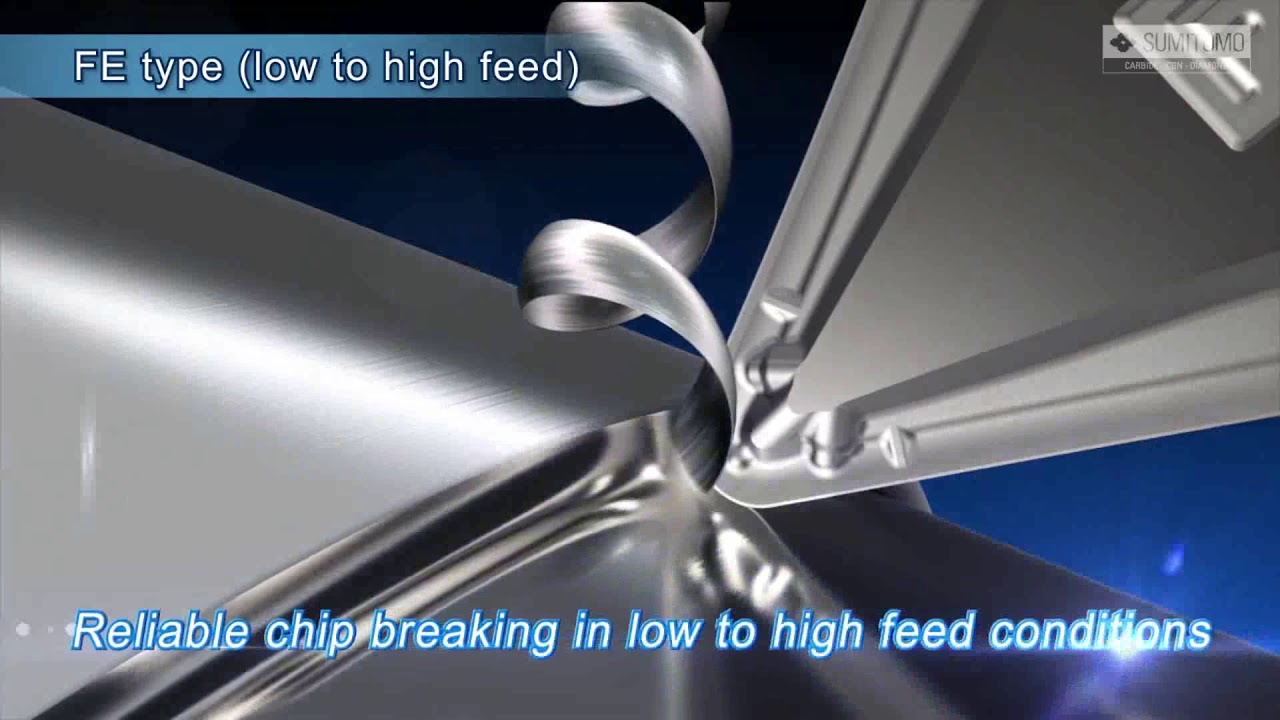 Sumitomo Chip breakers FE FB - YouTube