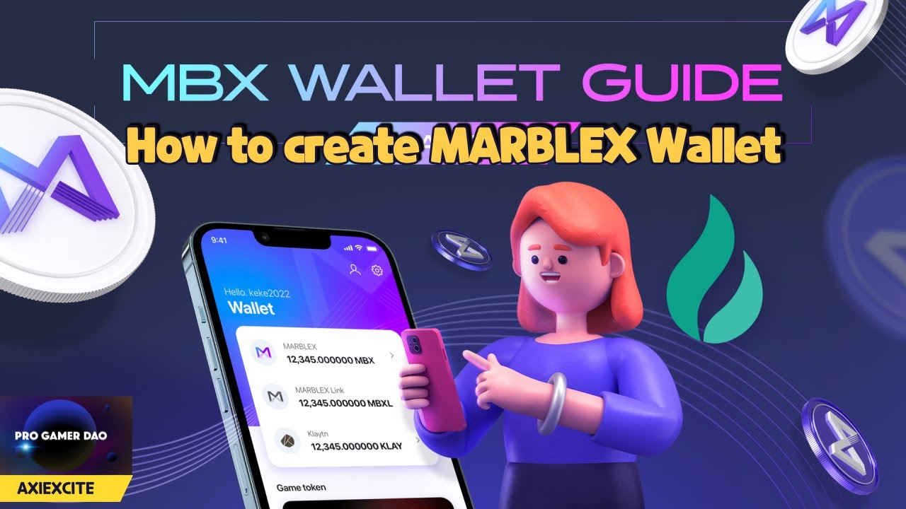 How to create MARBLEX Wallet. Let's go to MBX World! - YouTube