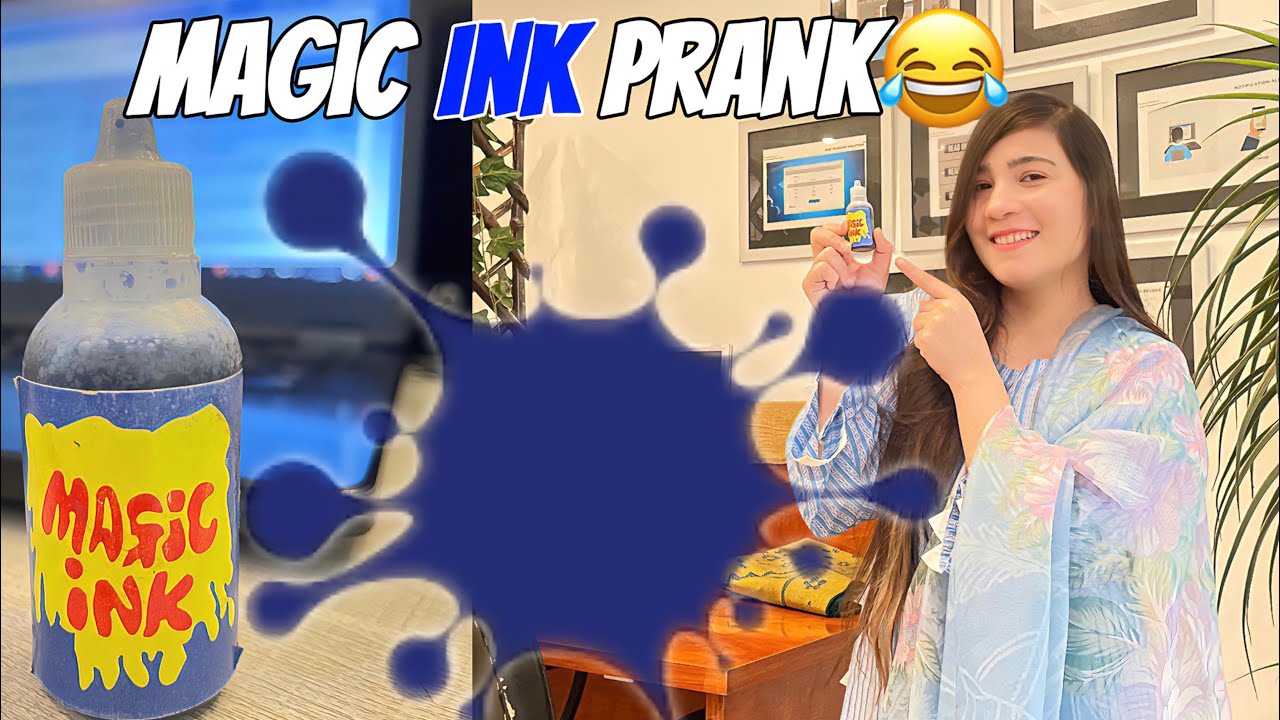 MAGIC INK PRANK 😜 | Manager Ko Gusa A Gaya 🥺 | Aroob Jamil Vlogs 🔥 ...