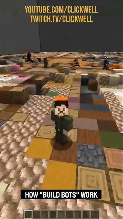 How "Build Bots" work #minecraft #shorts - YouTube