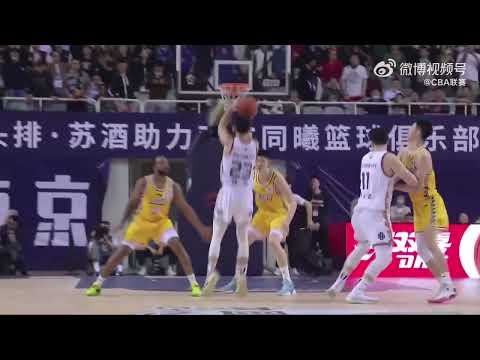 CBA Highlights: A CAREER night for 19-year-old Lin Wei - 39 PTS & 6 triples 林崴生涯新高39分 助南京三加时险胜广厦 ...