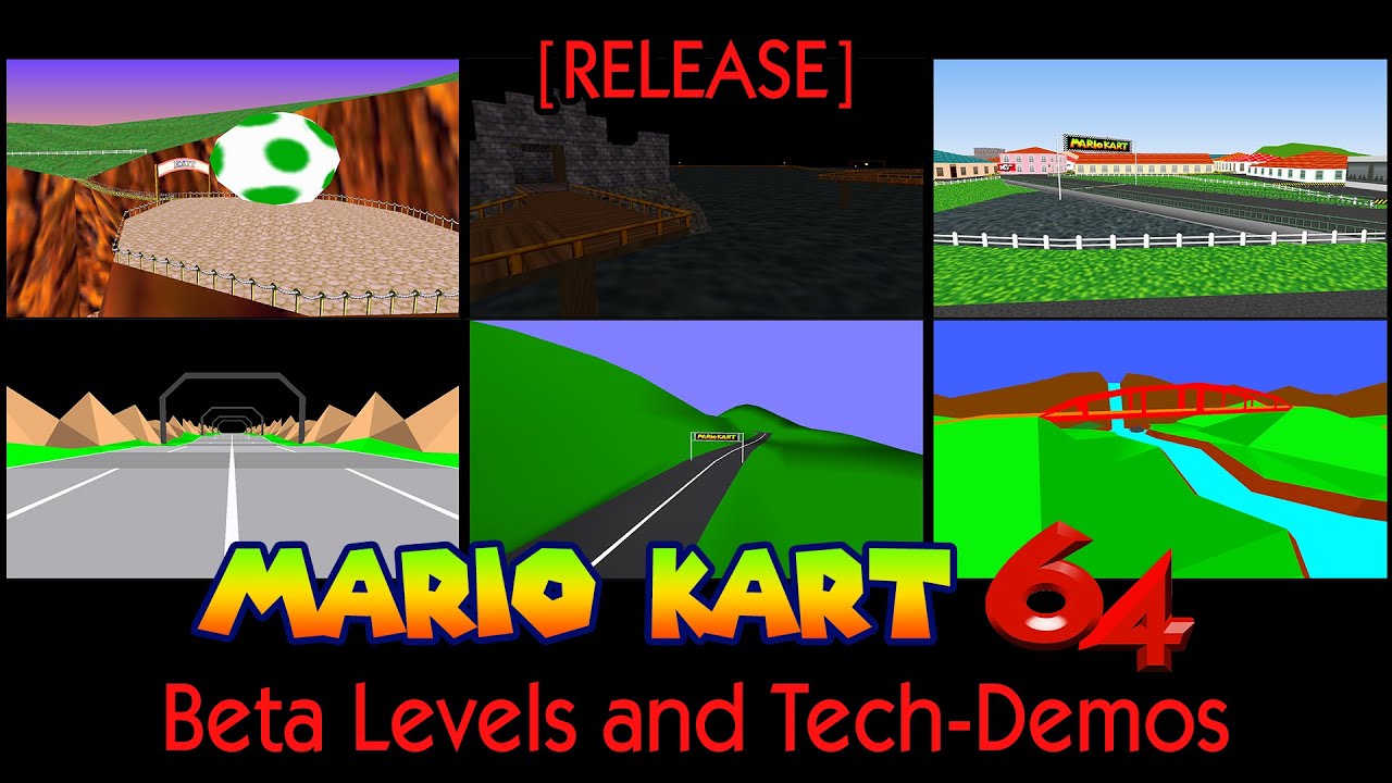 Official Release! Beta Levels for Mario Kart 64! - YouTube