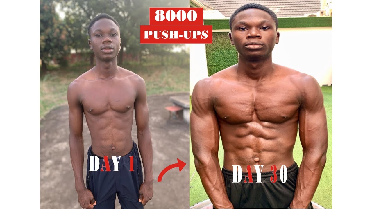 See What Happened After I Did 8000 Push-ups For 30 Days (Natural Body ...