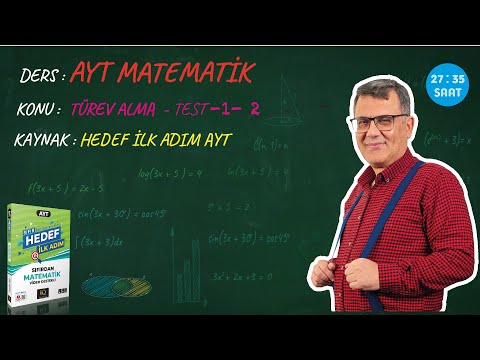 13 HEDEF İLKADIM AYT TÜREV ALMA   TEST 1  2