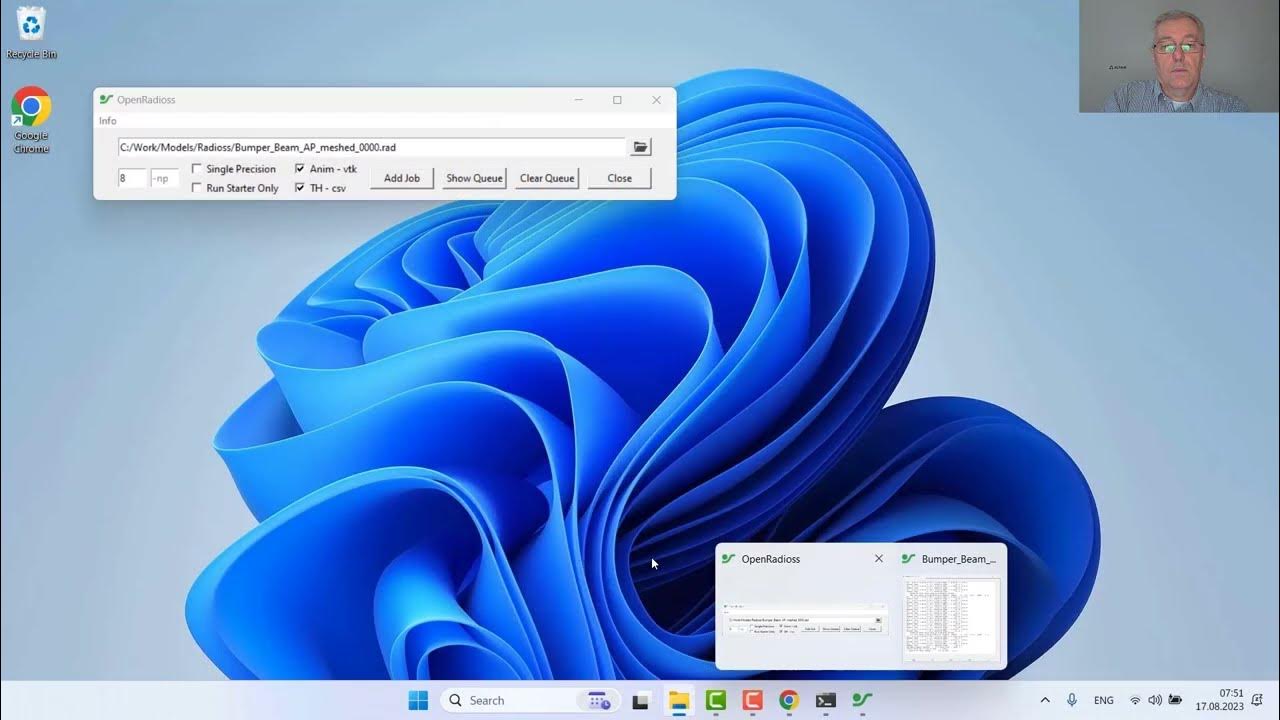 How to use OpenRadioss - Quick demo (windows 11) - YouTube