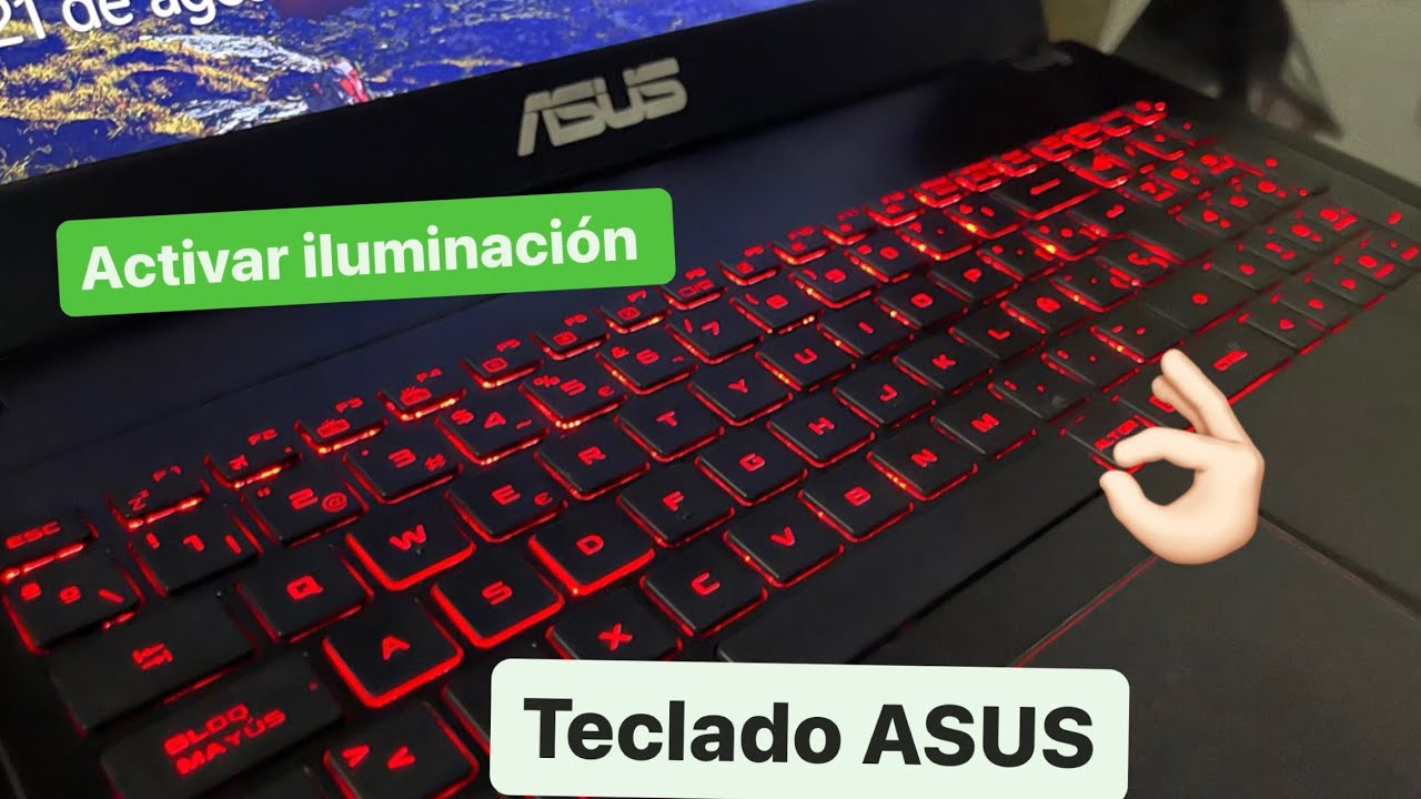 Cómo activar la iluminación del TECLADO en ASUS después de formatear ...