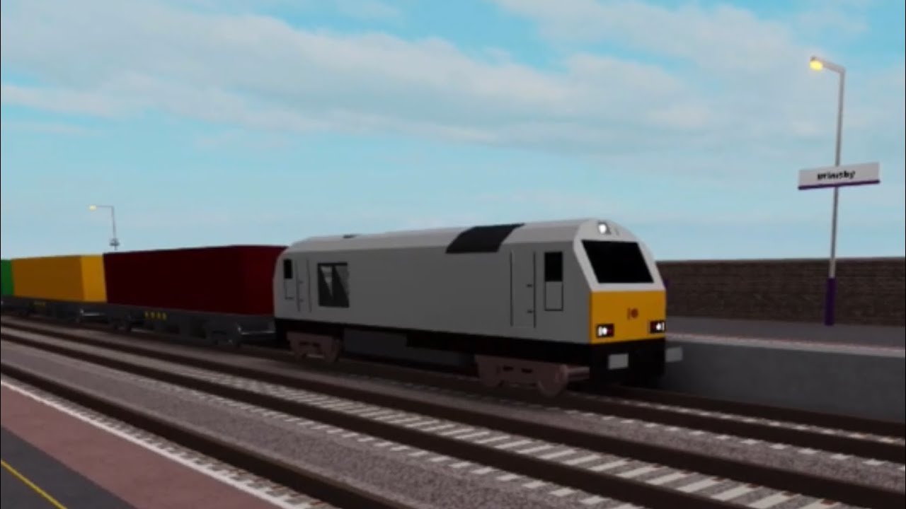 Grand coastal rail class 67 with containers passes brimsby - YouTube