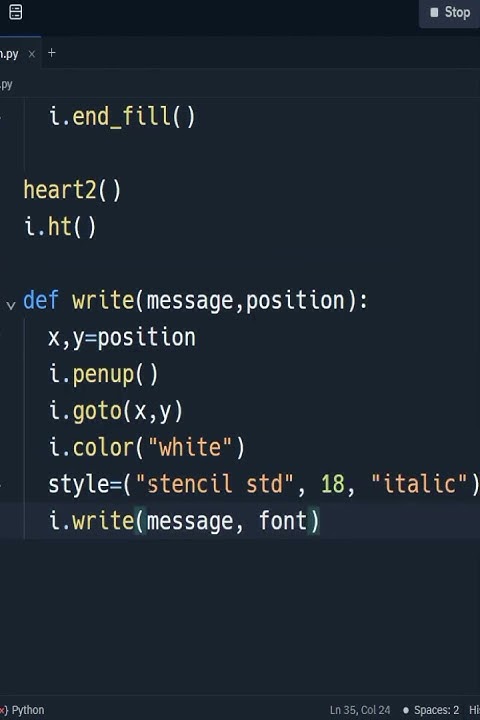 Draw A Heart And Write Iloveyou Paython Programer Tech Python