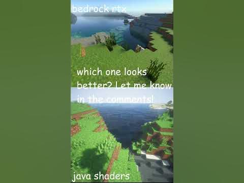 (daytime) java shaders vs bedrock rtx! pt. 2 - YouTube