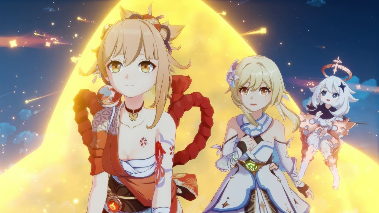 Cutscene Yoimiya Story Quest Act.2 with Lumine - "A Flower that Blooms ...