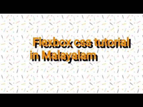 flexbox css tutorial in malayalam - YouTube