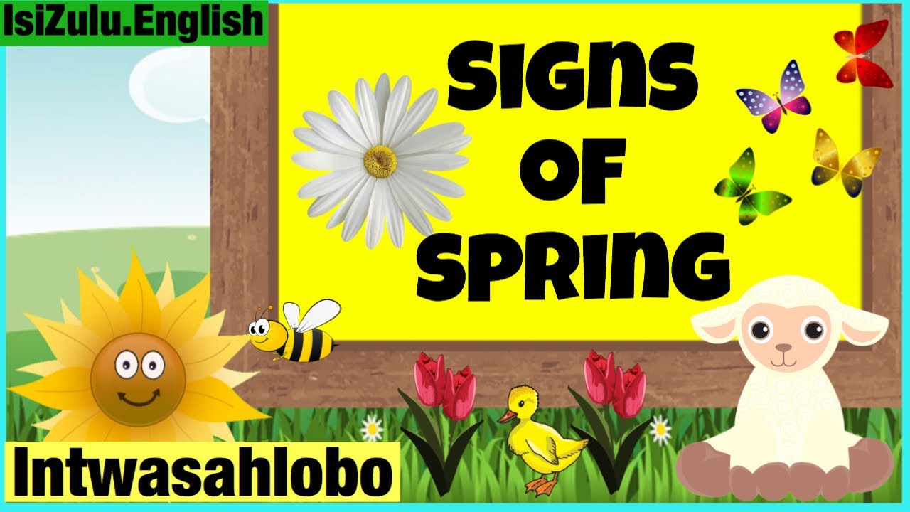 Learn about Spring | Intwasahlobo | IsiZulu lessons for kids ...