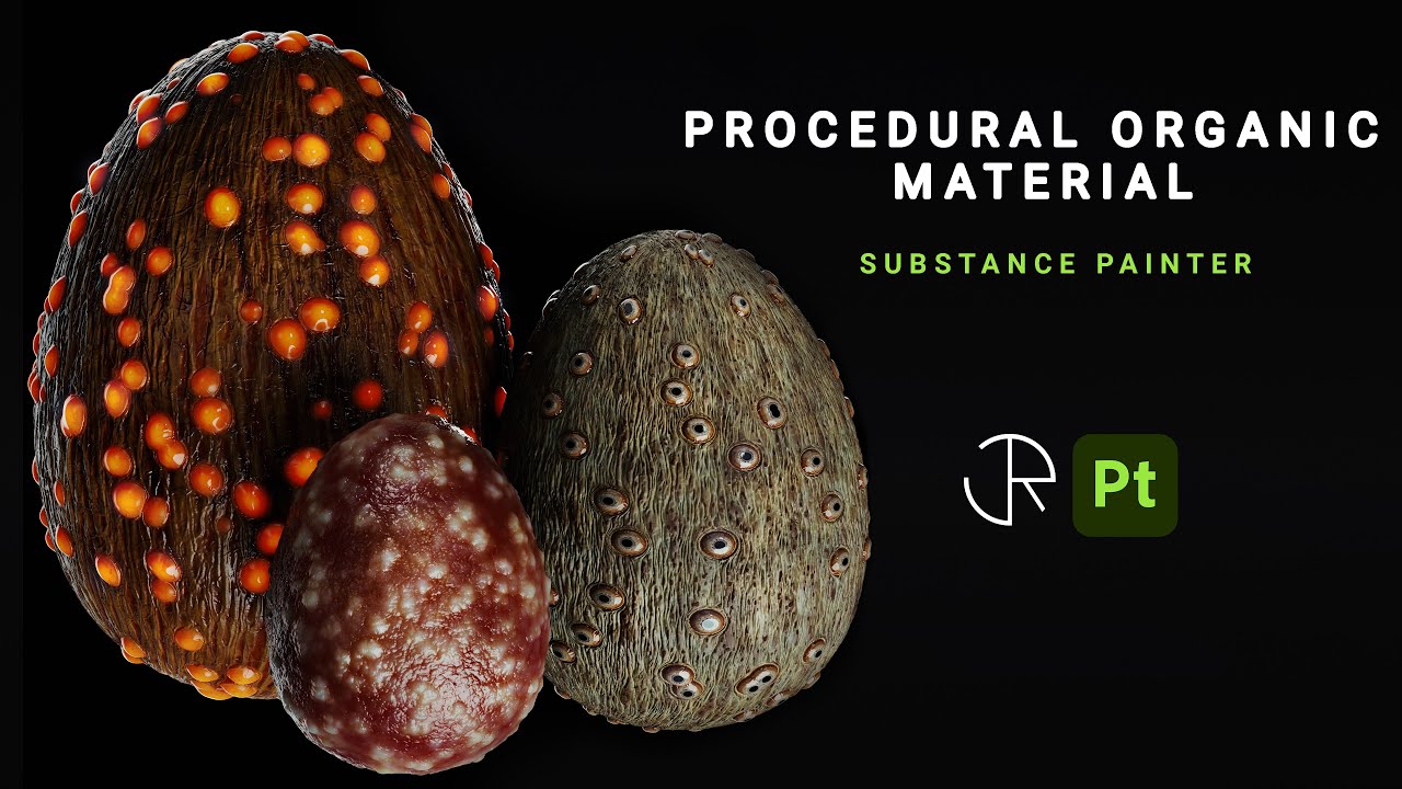 How Make a Procedural Organic Material in Substance Painter - YouTube