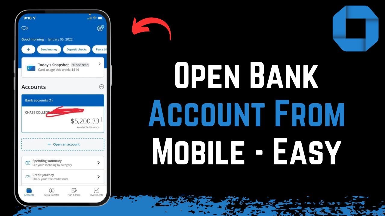 How to Open Chase Bank Account from Mobile ! - YouTube