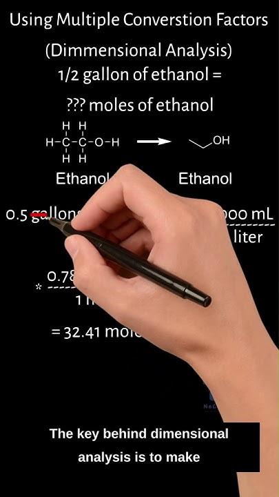 How do you convert units in Chemistry using dimensional analysis? - YouTube